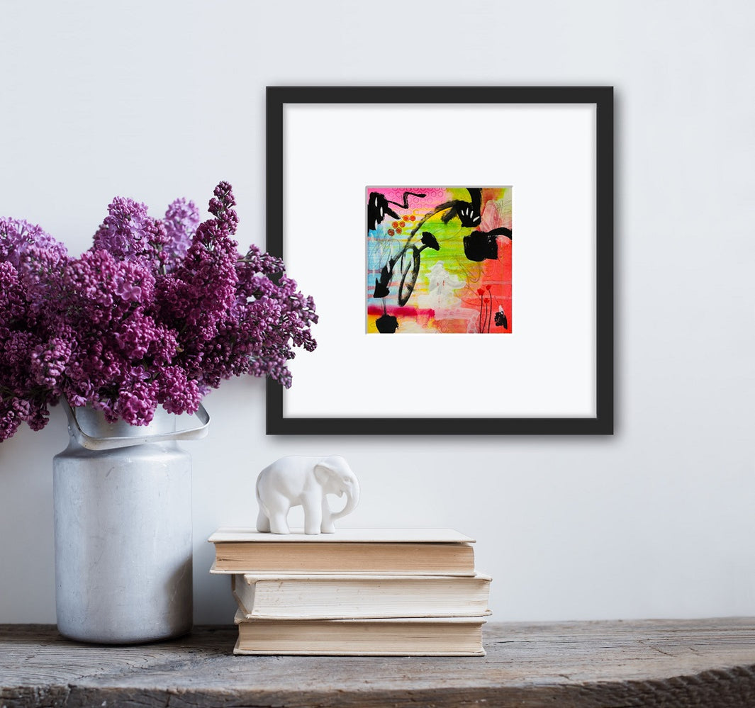 6x6 | Abstract Painting | SUBTLE HINTS – Lori McKinnon Art